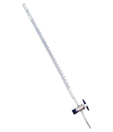AANIJLAB® Burette Acrylic Graduated with PTFE Stopcock, 25 ml, 0.10 ml ...