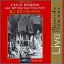 Richard Strauss, Rudolf Kempe, Marcel Cordes, Maud Cunitz, Paul Kuen ...
