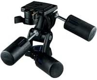 Bogen 3030 3-Way Pan/Tilt Tripod Head with Quick Release Plate : Amazon ...