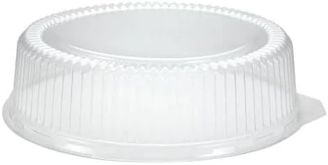 Amazon.com: 12 Inch Clear Round Plastic Dome Lid – Durable Disposable ...