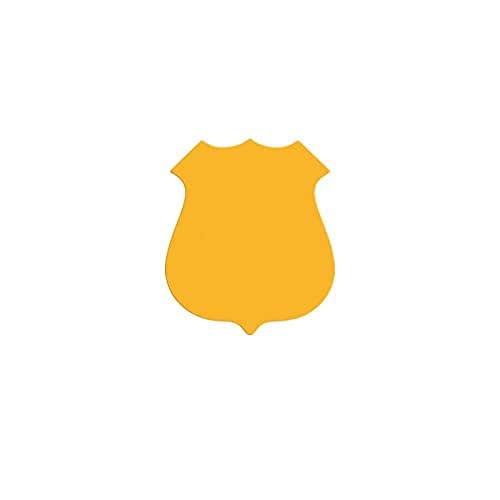 Amazon.com: Paper Police Badge Die Cuts for Birthday Parties & Paper ...