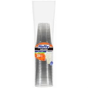 Snapklik.com : Hefty Deluxe Clear Plastic Cups - 18 Ounce