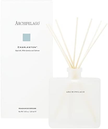 Amazon.com: Archipelago Botanicals Charleston Reed Diffuser, includes Fragrance Oil, Glass ...