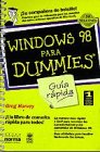 Windows 98 para dummies, guía rápida : Rathbone, Andy: Amazon.ca: Livres