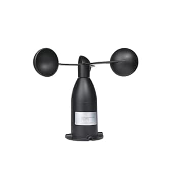 3-Cup Anemometer,Wind Speed Sensor Meter,0~60 M/S Output Signal RS485 ...