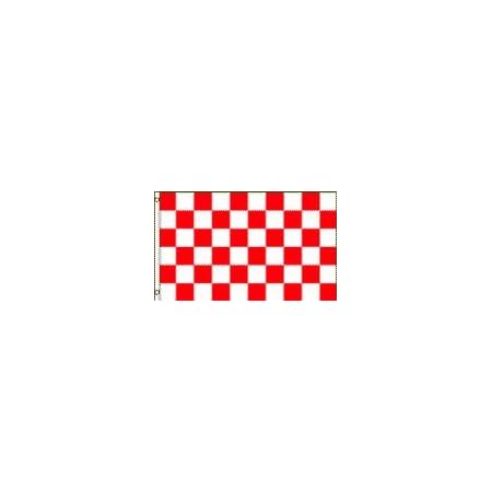 Amazon.com : Red & White Checkered Flag (3x5ft) : Outdoor Flags : Patio ...