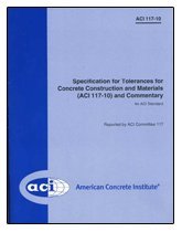 Specification for Tolerances for Concrete Construction and Materials ...