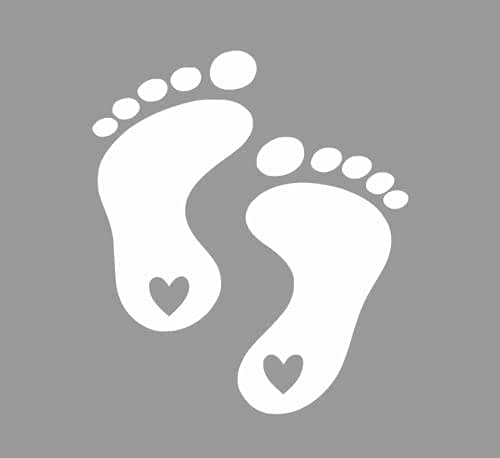 Amazon.com: Baby Feet Iron On Decal, DIY Craft, HTV Newborn Graphic ...