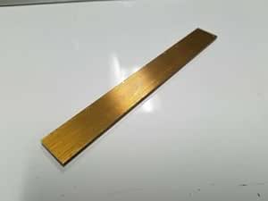 Amazon.com: 1/8" x 3/4" C360 Brass Flat BAR 6" Long Solid .125" Plate ...