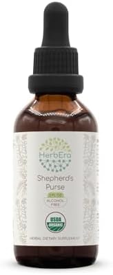 Amazon.com: HerbEra Shepherd's Purse B60 USDA Organic Tincture ...