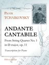 Andante Cantabile. From String Quartet No. 1 in D major, op. 11 ...