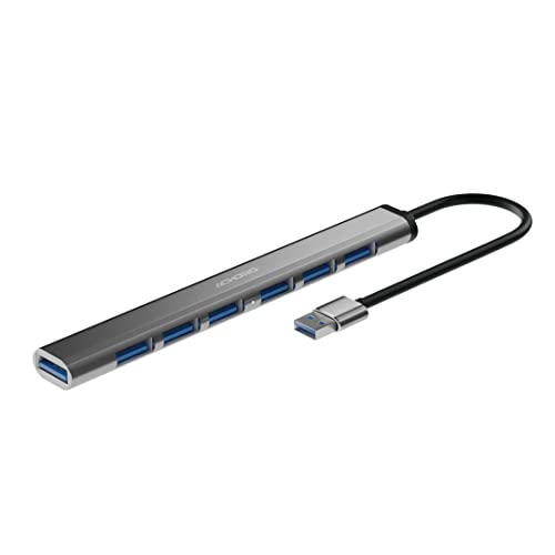 Snapklik.com : Achoro 7 Ports 3.0 & 2.0 USB Ports Hub - Aluminium Alloy ...