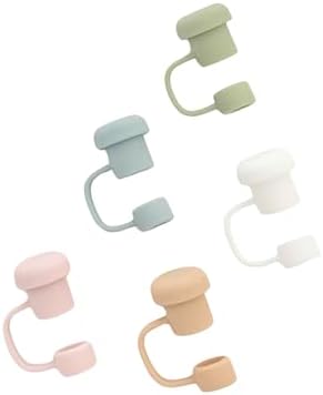 Amazon.com: 5 Pack Silicone Straw Covers - Compatible with Stanley Cups ...