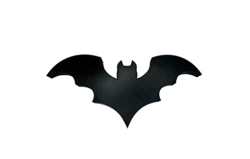 Amazon.com: 10 Inch Bat Shaped Black Christmas Tree Topper, Goth Spooky ...
