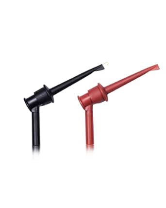 BOCEUC Mini Grabber Test Clip with 2MM Banana Jack, 2 PCS Multimeter ...