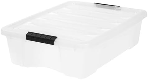 IRIS USA 71.9 L (19 US Gal.) Heavy-Duty Plastic Storage Bins, 2-Pack ...