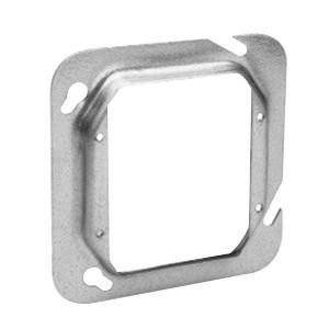Crouse-Hinds TP584 Steel 2-Gang Outlet Box Cover 4-11/16 Inch x 4-11/16 ...