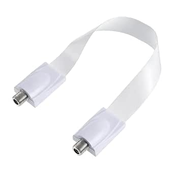 Amazon.com: Zelphvt Flat Coaxial Cable, RG6 Flat Wire Coax Window Pass ...