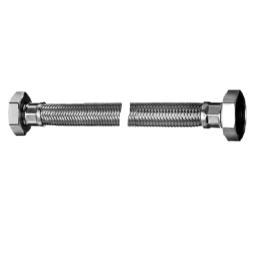 S. Steel braided flexible hoses with length 500 mm with Union nut ...