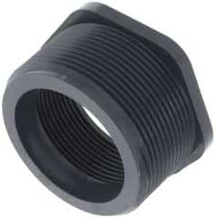 Amazon.com: 3" x 2-1/2" PVC Sch. 80 Flush Style Reducer Bushing (MPT x ...