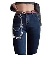 Amazon.com: Metal Heart Pants Chain, Wallet Chain Belt Chain Pocket ...
