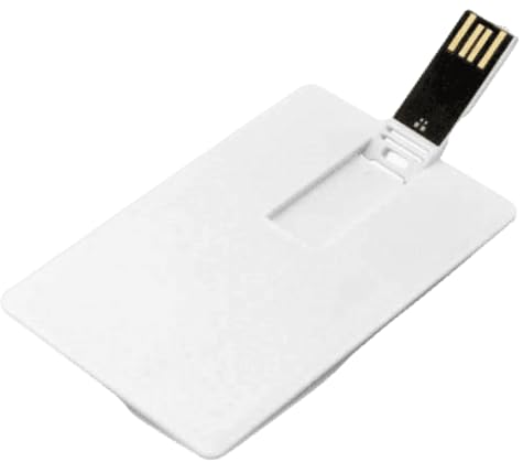Generic Plain Credit Card Type USB 2.0 Pen Drive - 16 GB (White ...