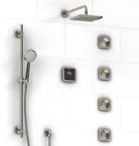 Electronic Shower System With Shower Head And Body Sprays - Showerheads ...