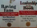 Ken Blanchard 2-Book Set-Raving Fans-Leadership by the Book: Ken ...
