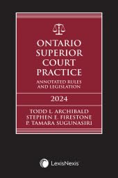 Amazon.in: Buy Ontario Superior Court Practice: Annotated Rules ...