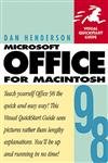 Microsoft Office 98 for Macintosh (Visual QuickStart Guide): Henderson ...