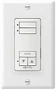 Amazon.com: Somfy 1811068 DecoFlex WireFree RTS Wall Switch, 2 Channel ...