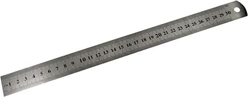 Stainless Steel Scale/Ruler 1 Foot (30 cm / 12 inch) for Students ...