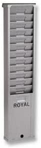 Olivetti Time Clock Racking Metal Capacity 20 Cards W105x680mm Ref ...