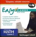 Amazon.com: McDougal Littell Math Course 2 Texas: EasyPlanner DVD-ROM ...
