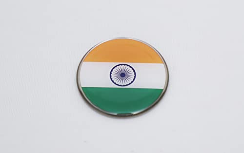 Buy Indic Inspirations - India Flag Fridge Magnets Round, Fridge ...