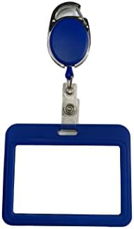 Fobzzy, Retractable Batch Reel Plastic ID Card Holder Id Badge/Key ...