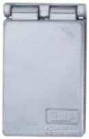 BWF/Teddico FGV-1DCV One Gang Weatherproof Cover for Vertical GFCI ...