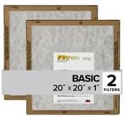 Amazon.com: 3M FPL02-2PK-24 20x20x1 Flat Pan Filter - Quantity 2424 ...