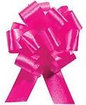 Amazon.com: Hot Pink Pull String Bows - 5.5 Inch Wide 20 Loops (1 and 7 ...