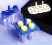 Floating Foam Tube Rack, Yellow, Holds 24 1.5-2.0ml Tubes, 5 per ...