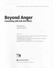 Beyond Anger Worksheets: Larsen, Earnie: 9780011528274: Amazon.com: Books