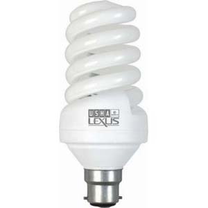 Buy Usha Lexus Eurolex Spiral 27-Watt CFL Bulb (Cool White and Set of 2 ...