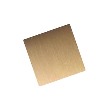 Amazon.com: Brass Plate Foil Sheet, Pure Brass Sheet Sheet, Thickness 0 ...