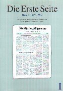 FAZ - Die Erste Seite: 50 Jahre politisches Weltgeschehen auf der ...