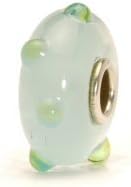 Amazon.com: TROLLBEADS Ice blue bud Bead : Clothing, Shoes & Jewelry