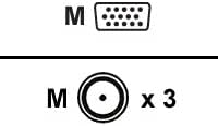 Amazon.com: NEC-Mitsubishi Component V-Cable for Lt81 and Lt100/Lt84 ...