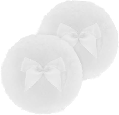 Amazon.com: Sibba Large Fluffy Powder Puff, 4 Inch Ultra Soft Washable ...