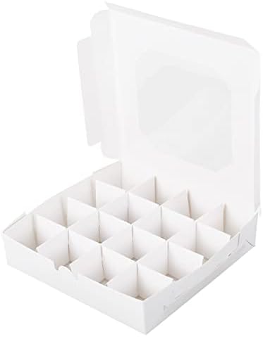 20pcs Empty White Pick and Mix Sweet Boxes, Empty Sweet Boxes with ...