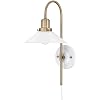 Nathan James Reta Wall Light Fixture, Wall Mounted 1-Light Lamp, Plugin ...