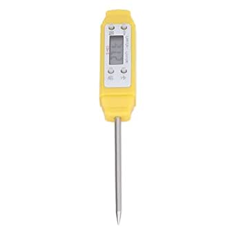 Amazon.com: Yellow Thermometer Food Safety Kitchen Accessories,Digital ...